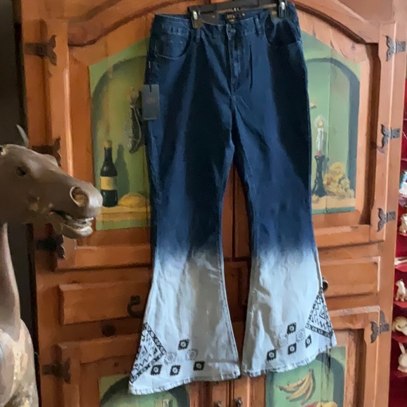 Lucky & Blessed | Jeans | Lucky Blessed Bell Bottom Flair Jeans | Poshmark